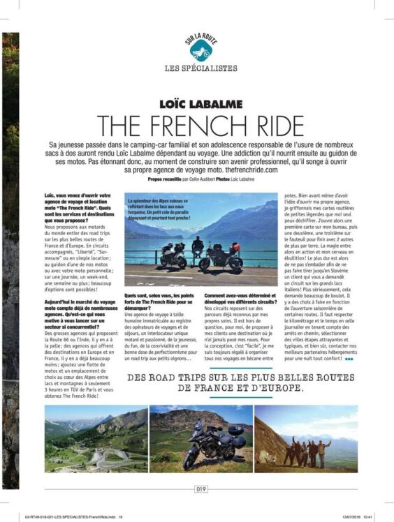 Press is talking about us ! - The French Ride